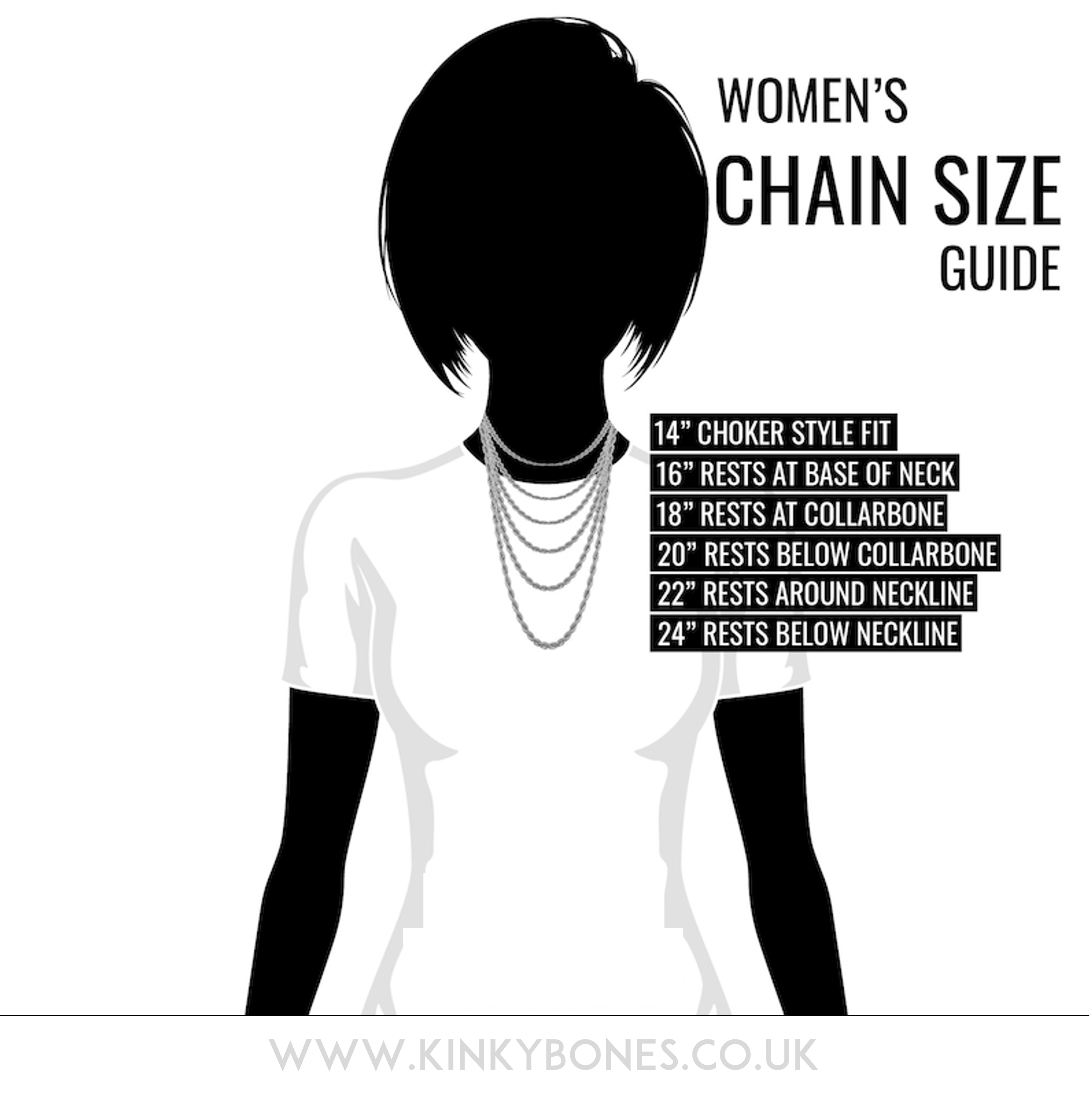 Necklace Length Guide for Women – FETBOMB